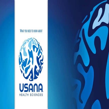 What You Need to Know: Usana Health Sciences | PPTX