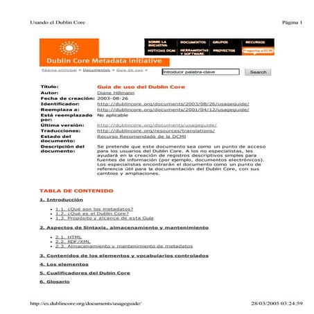 Usando dublin core | PDF