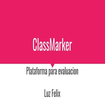 ClassMarker | PPTX