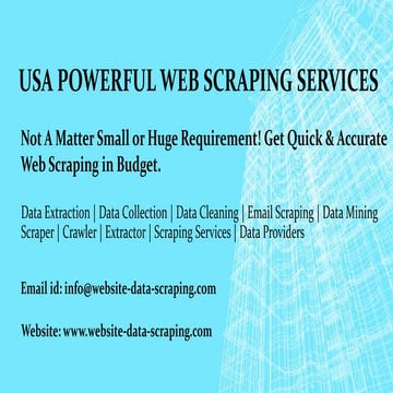 Usa powerful web scraping services | PPT