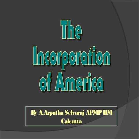 USA HISTORY of BILLIONERS | PPT