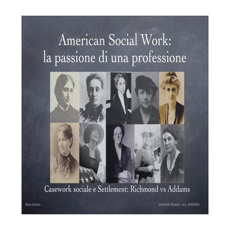 SOCIAL WORK USA: HISTORY | PDF