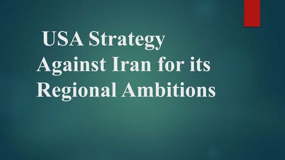 India’s Offensive strategy | PPT