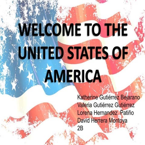 WELCOME TO UNITED STATES OF AMERICA 2 | PPTX