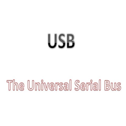 U S B | PPTX | Data Storage and Warehousing | Computing