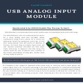 USB Analog Input Module | PDF