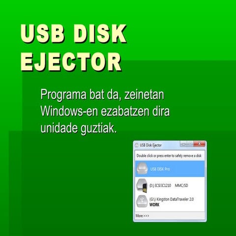 Usb disk ejector | PPT