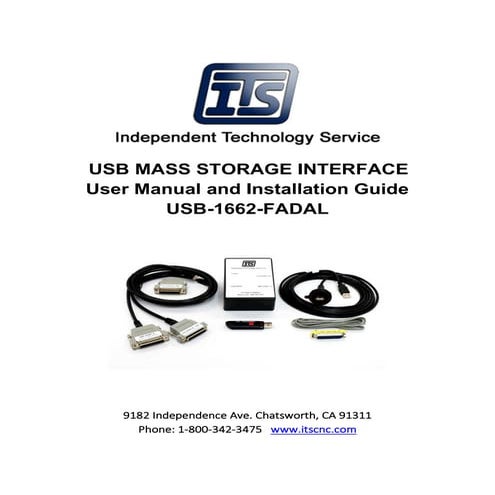 Fadal USB Installation and User Guide | PDF