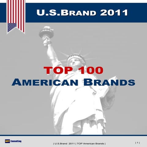 U.S.Brand 2011 - TOP 100 American Brands | PDF