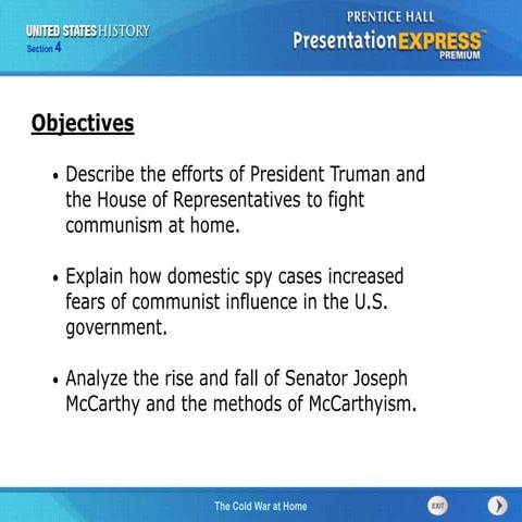 United States History Ch. 16 Section 4 Notes | PPT | War and Conflicts