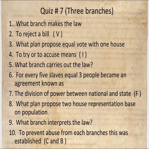 US CH5 amendments | PPT | Elections | Politics