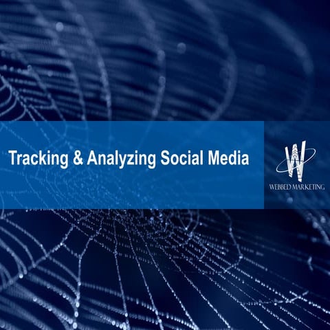 Tracking & Analyzing Social Media | PPT