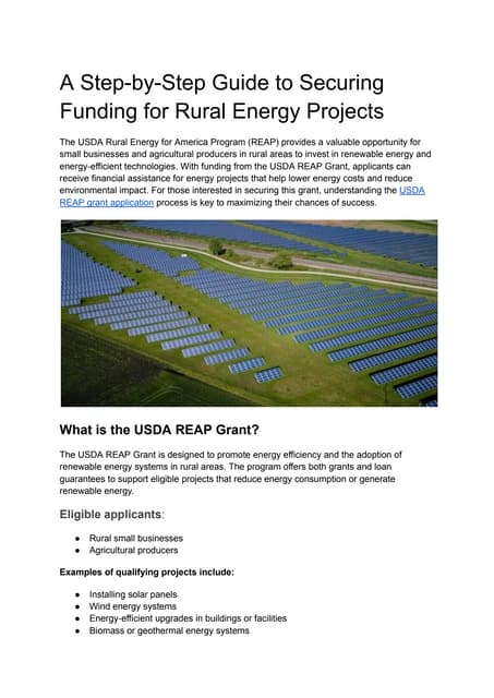 Empowering Rural Energy Efficiency and Sustainability | PDF