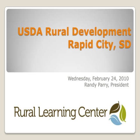 USDA Rural Development | PPTX