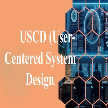 user centered design system- UCDS USER D | PPTX