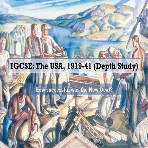 USA Depth Study New Deal | PPTX