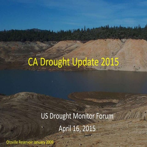 California Drought Update - Mike Anderson, California State ...