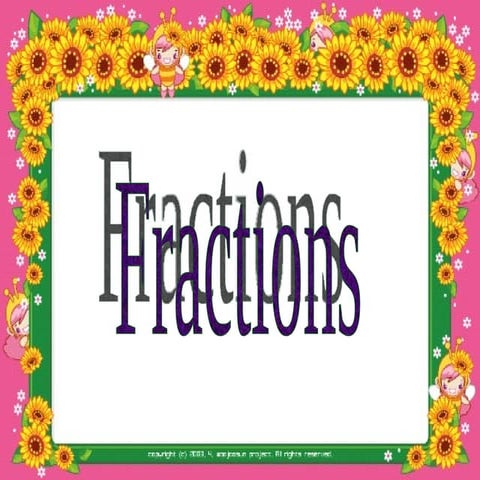 Learn Fraction | PPT | Physics | Science