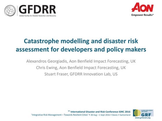 Environment and Disaster Risk Reduction: Moving from Theory to Practice ...