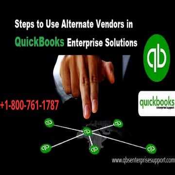 Use Alternate Vendors in QuickBooks Enterprise Solutions | PDF