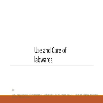 Use and Care of labwares.pptx