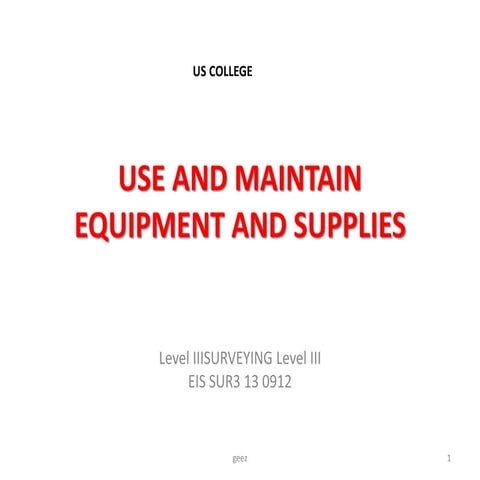 USE AND MAINTAIN EQUIPMENT AND SUPPLIES.pdf