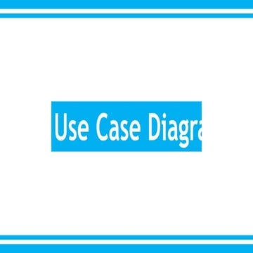 Use Case Diagram | PPTX