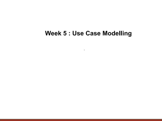 Use Case Modelling Pptx