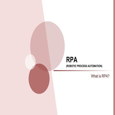 Use case of rpa | PDF