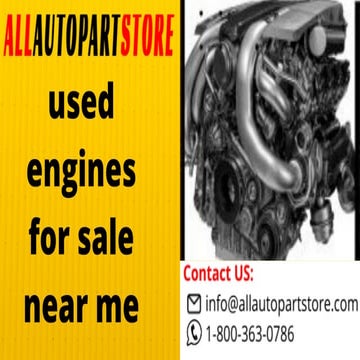Used engines with warranty | PDF