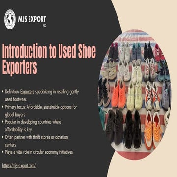 Top Used Shoe Exporters for Quality and Affordable Footwear | PDF