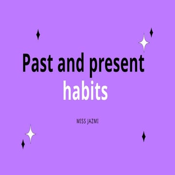 USED TO - EDUCATIONAL POWERPOINT PRESENTATION | PPTX