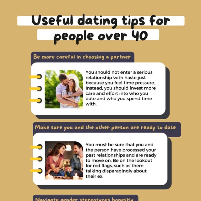 Useful Dating Tips for People over 40 | PDF