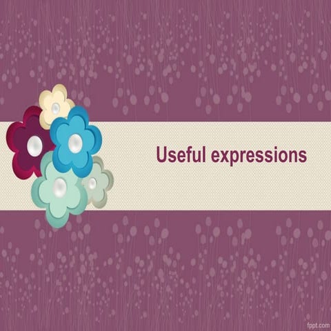 Useful expressions | PPT