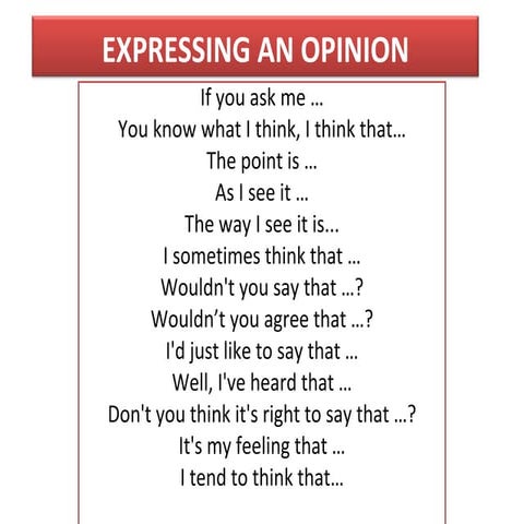 Useful expressions for speaking | PPT