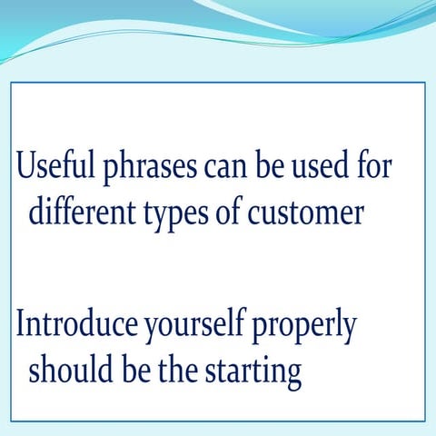 Useful Phrases For Customer Service | PPT