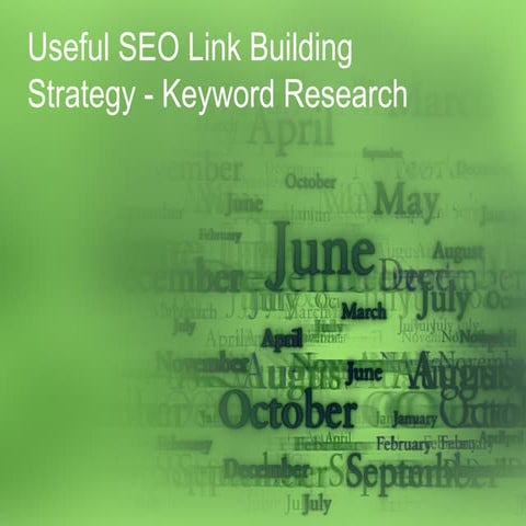 Useful seo link building strategies for your business | PPT