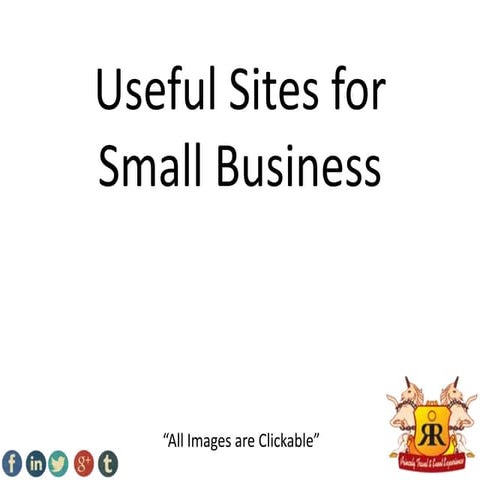 Useful sites for small business | PPTX