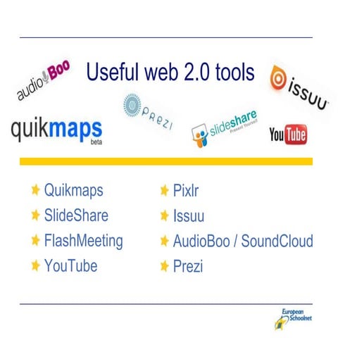 Useful web tools(slideshare) | PPTX