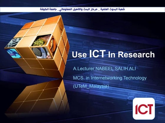 Role of ict in research | PPT