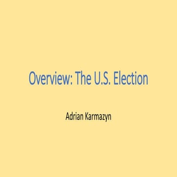 Us election powerpoint ak | PPT