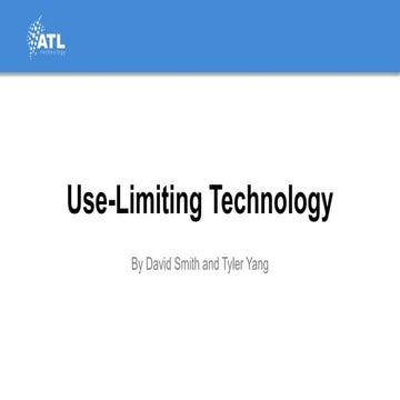 Use limiting slideshare | PPTX