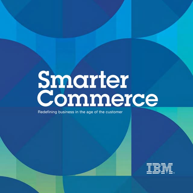 IBM Smarter Commerce | PDF