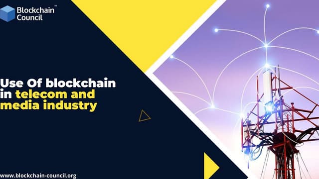 Use Of Blockchain In Telecom And Media Industry Ppt