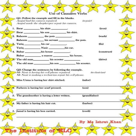 Use of causative verbs | PDF