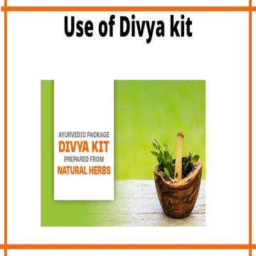 Use of divya kit | PDF