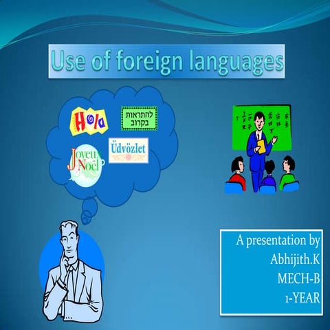 Learning a new language | PPTX