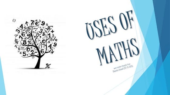 Maths in daily life | PPTX