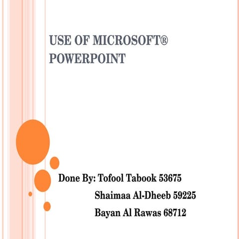Use Of Microsoft® Powerpoint™ And Direct | PPT