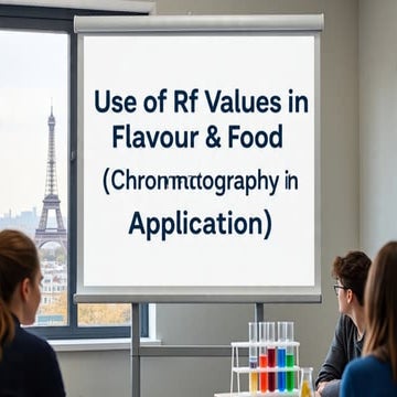 Use of Rf values in food dyes and.pptx.. | PPTX